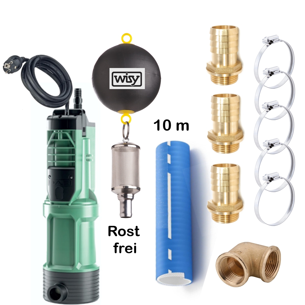 Pumpen-Set Garten Divertron 900 X Automatik-Pumpe mit Anschlusszubehör ...