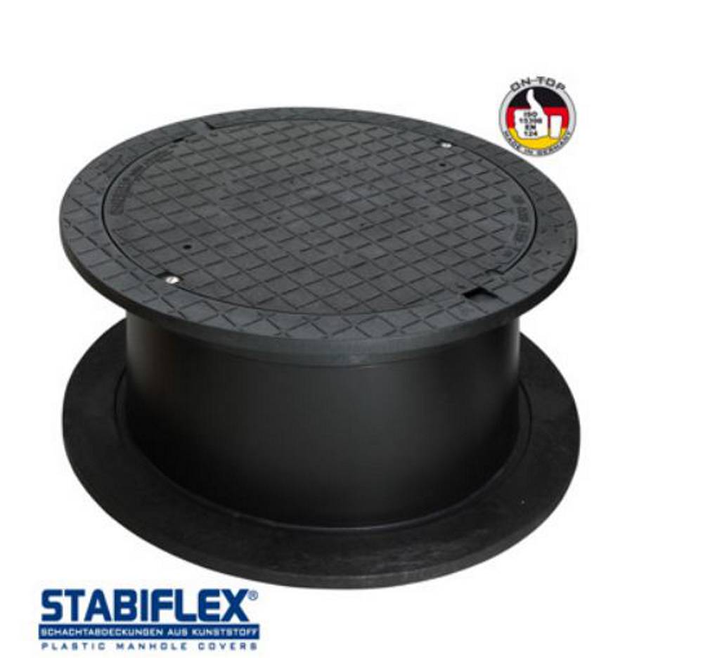STABIFLEX | Schachtabdeckung NewEdition 35kN-PKW-befahrbar-Typ2 | ohne Griffmulden