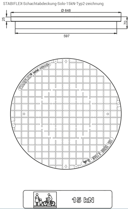 STABIFLEX | SOLO 648-15kN Typ2 | ohne Griffmulden