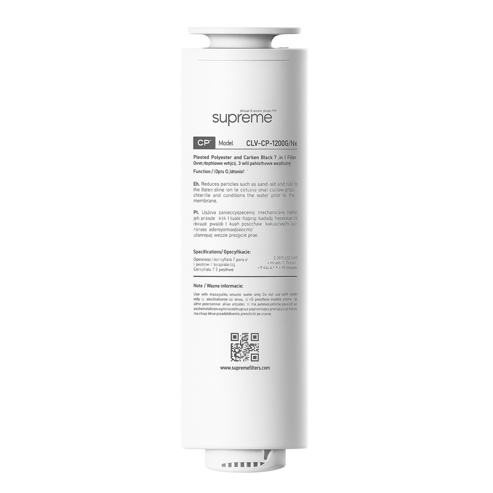 SUPREME Clever 2in1 Quick Sediment- Kohlefilter | Supreme Clever 1200 ...