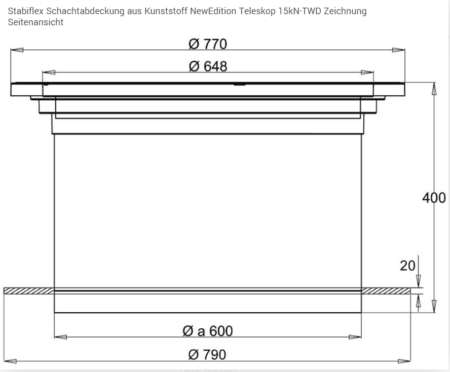 STABIFLEX | SA-Teleskop-648-PO-15kN-Typ2 | o. Griffm.